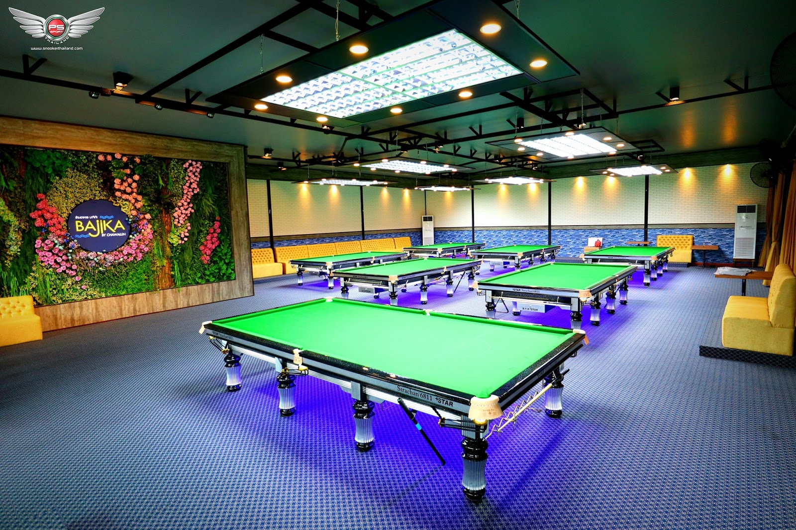 งานติดตั้ง BAJIKA SNOOKER CLUB – ถ.กาญจนาภิเษก – www.snookerthailand.com